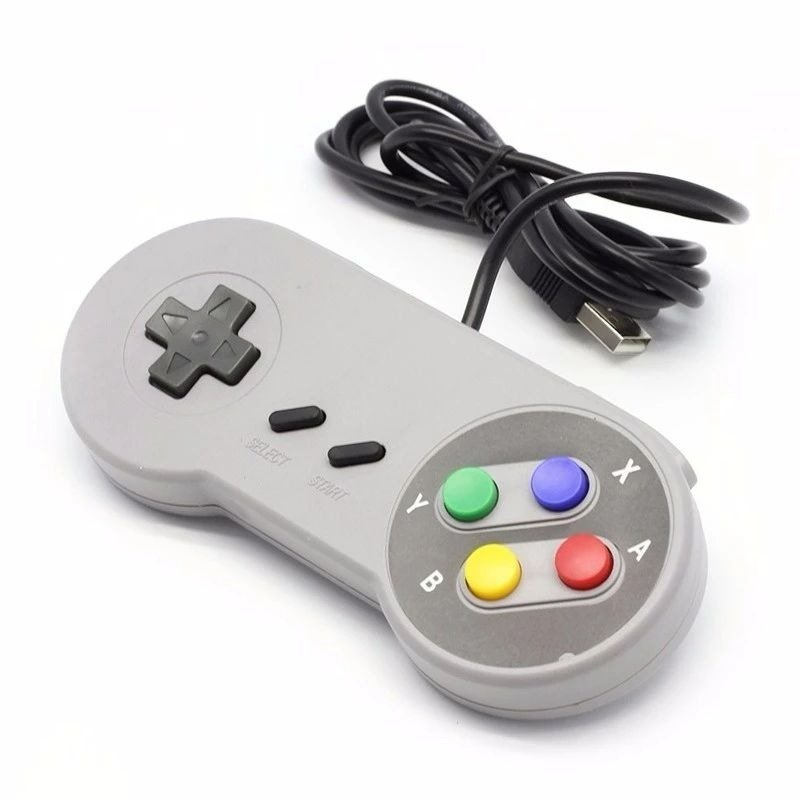 Controle Super Nintendo Game Pad Players Com Caixa Cor Branco - Kalango ...