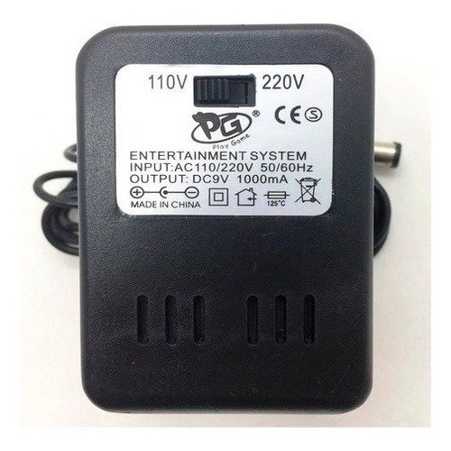 Fonte De Energia Pg 9v Snes Super Nintendo Bivolt - Kalango Imports